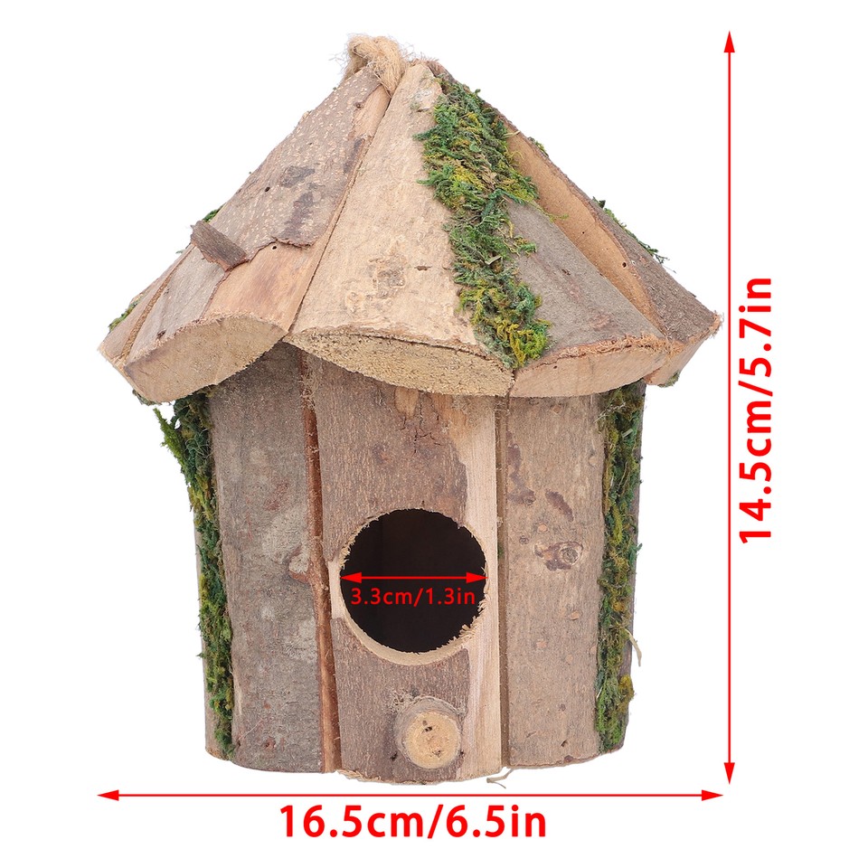 US Innovative Bird House Wooden Hanging Small Exquisite Birdhouse For ...