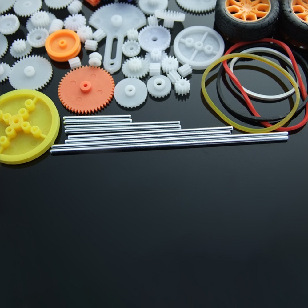 Essential Plastic Gears Set for DIY Craft Models Car Accessories ...