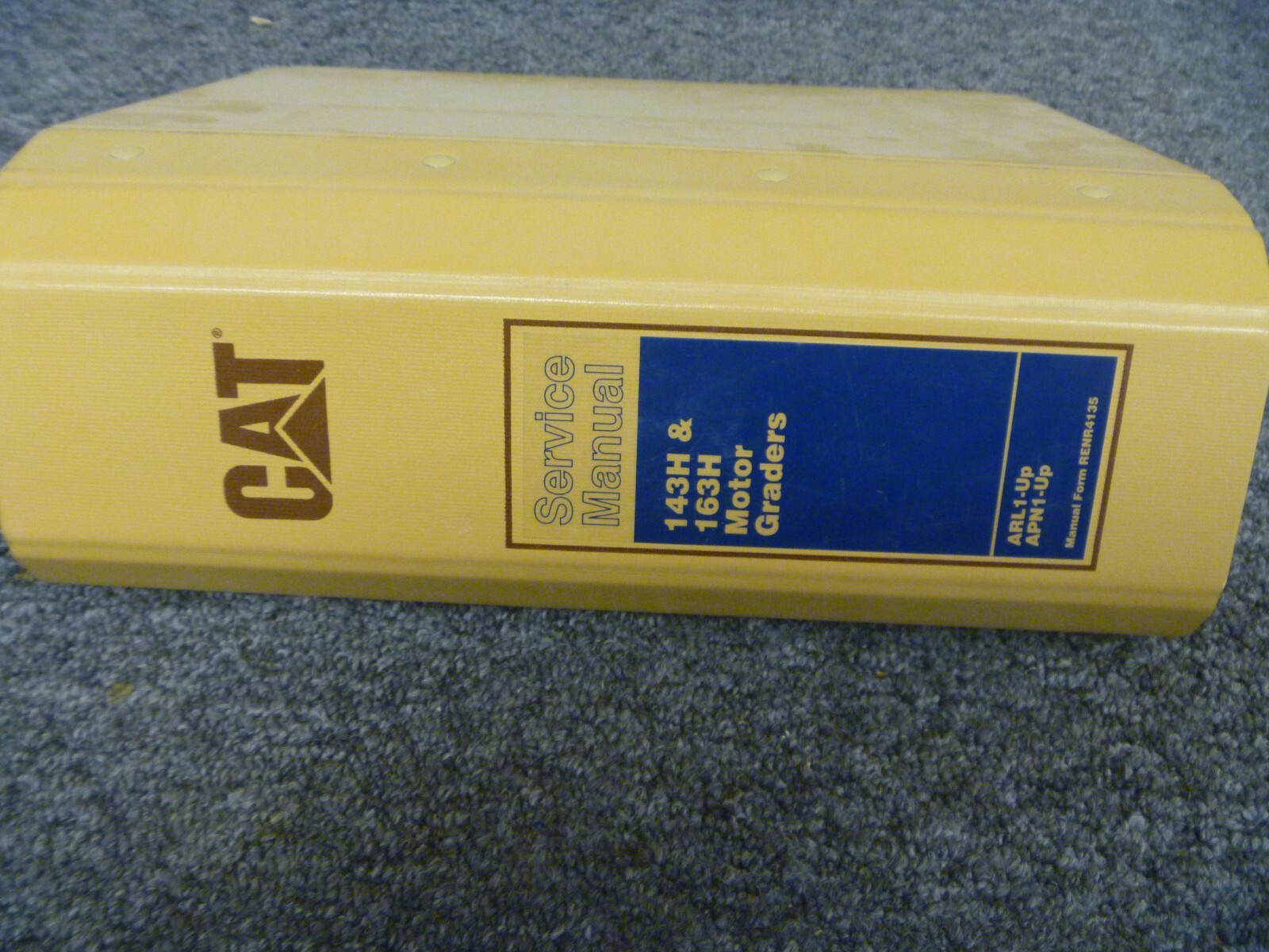 Caterpillar CAT 143H & 163H Motor Grader Shop Service Repair Manual ...