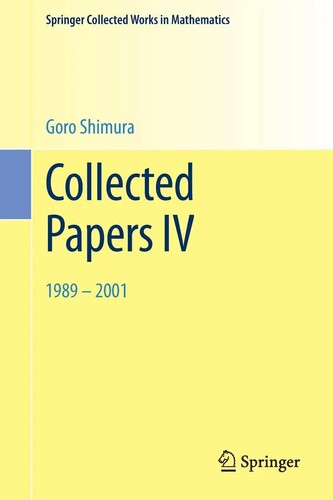 Goro Shimura | Collected Papers IV | Taschenbuch | Englisch (2014 ...