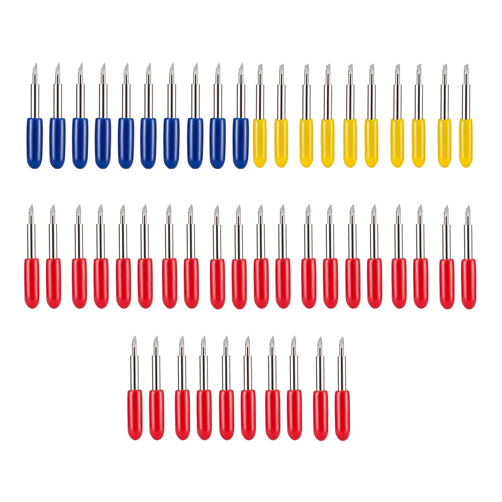 50Pcs 30°-60° Tungsten Steel Carbide Blade Roland Lettering Knife ...