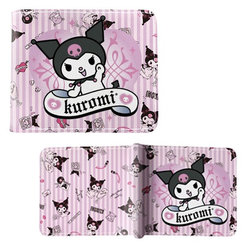 Hello Kitty - Kuromi 4.5" Bi-Fold Wallet NEW Kiti Howaito Credit Card ...