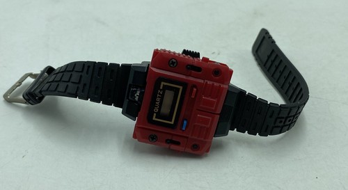 Kronoform Red Watch Quartz Complete With Band Red Black Transformer Toy ...
