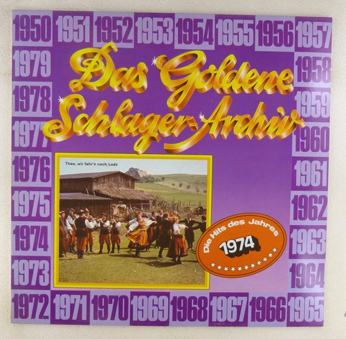 12" LP Vinyl The Golden Schlager Archive Hits 1974 Various Sampler ...