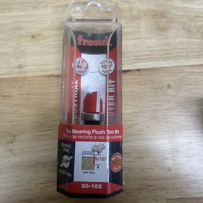 DIABLO Router Bit 1/4 Inch Top Bearing Flush Trim Laminate Straight ...