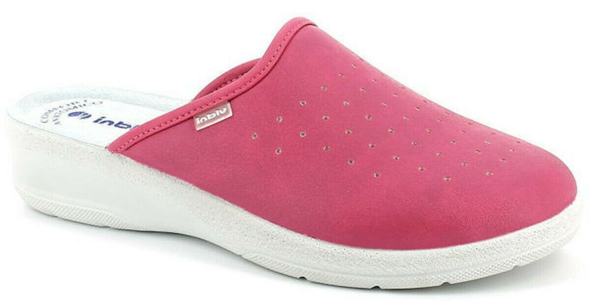 INBLU Ciabatte chiuse sabout sanitarie donna pelle comfort pantofole ...