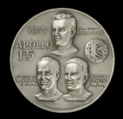 Apollo 15 Silver Medal 4.45 Troy oz .999 Medallic Art Co. #8891 ~Roving ...
