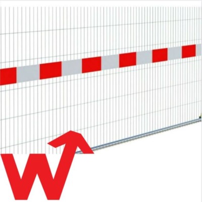 Temporary Fencing Reflective Strip - Hazard Warning - Heras Fencing ...