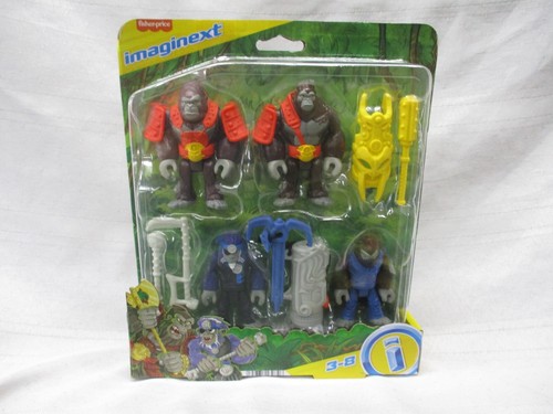 Fisher Price Imaginext Jungle boss level army pack toy Monkey Action ...