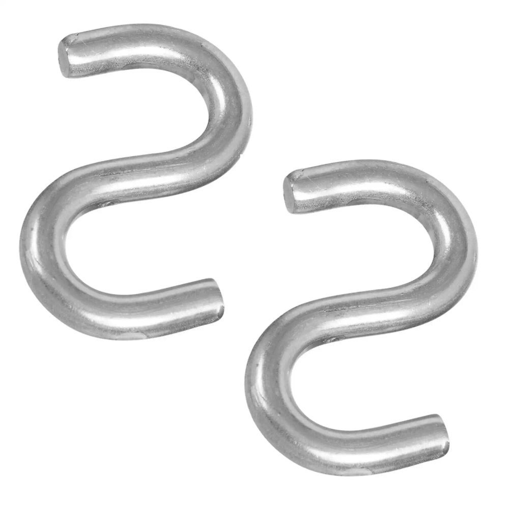 National Hardware 2" Stainless Steel Open S Hooks N197-194 135 LB for ...
