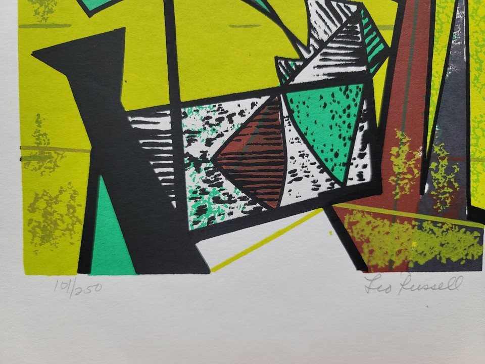 Leo Russell Vintage Pencil Signed & Numbered Serigraph #101/250 13"×10 ...