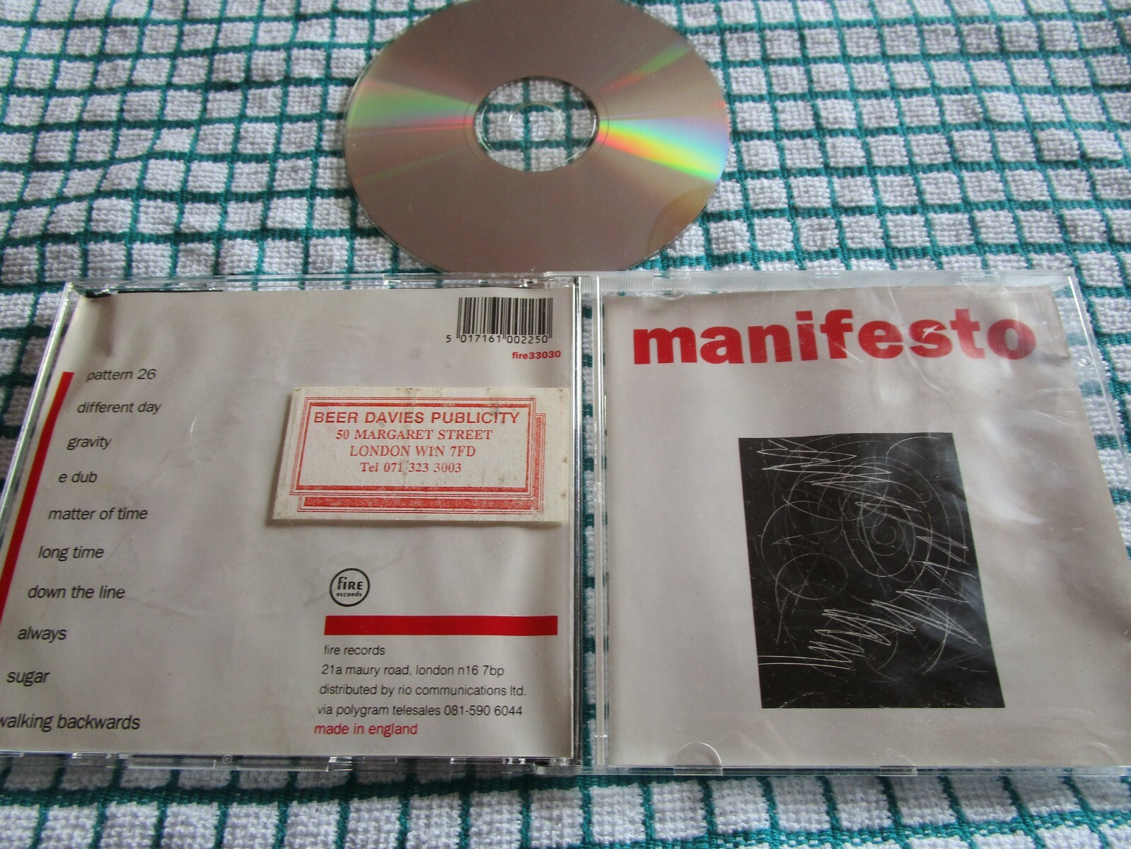 Manifesto (CD 1993) for sale online | eBay