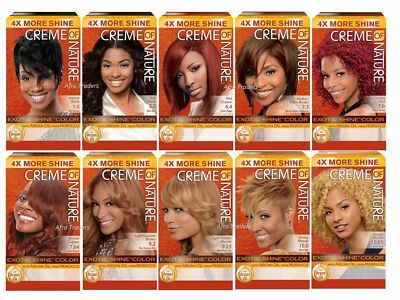 Creme Of Nature Permanent Hair Color Exotic Shine with Argan oil * All ...