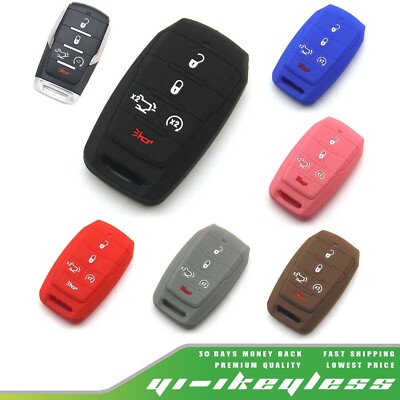 Silicone Case Cover For Dodge Ram 1500 TRX Pickup Remote Smart Key Fob ...