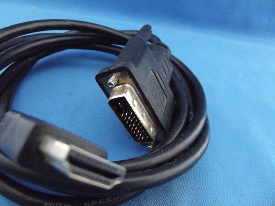 DVI-D 24+1 to HDMI Dual Link Cable Male Gold HDTV PC 1080P Display ...