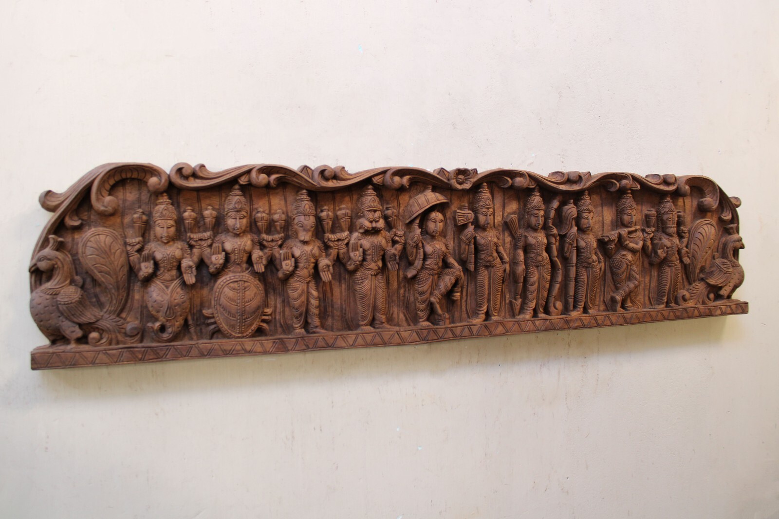 Dashavatar Statue Wall Panel Vishnu Sculpture Hindu Home Decor Temple ...