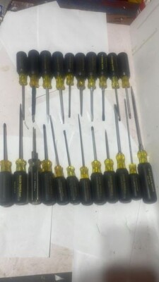 Klein Tools screwdriver mixed lot 22 pieces includes 627-20 tap driver ...