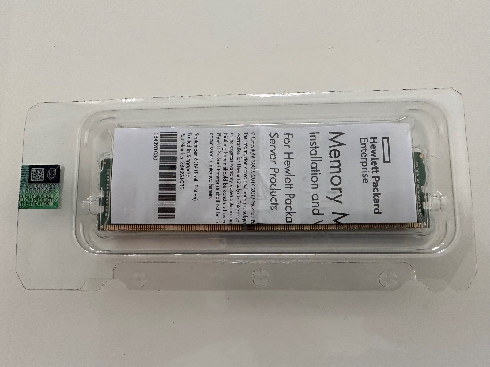 HPE SmartMemory 32GB (1 x 32GB) PC4-23400 (DDR4-2933) Memory (P00924B21) for sale online | eBay ...