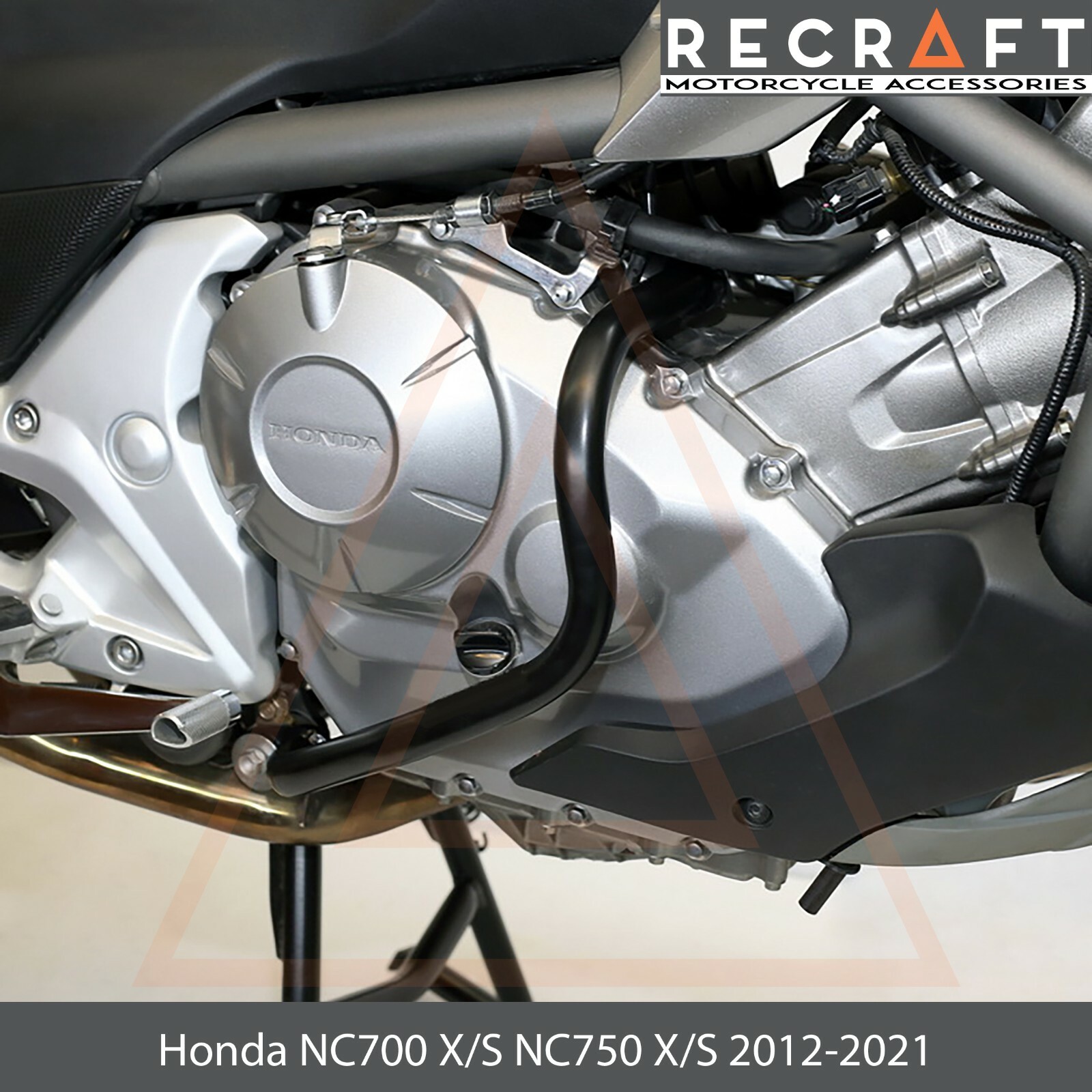 Honda NC750X 2014-2024 Bottom Crash Bars Engine Guard Frame black | eBay