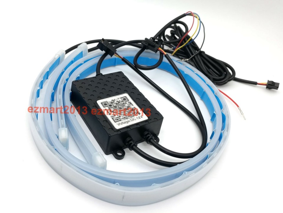 BT RGB Charm Dynamic Dream Color 24" Strip Flow Chase Indicator Tube ...