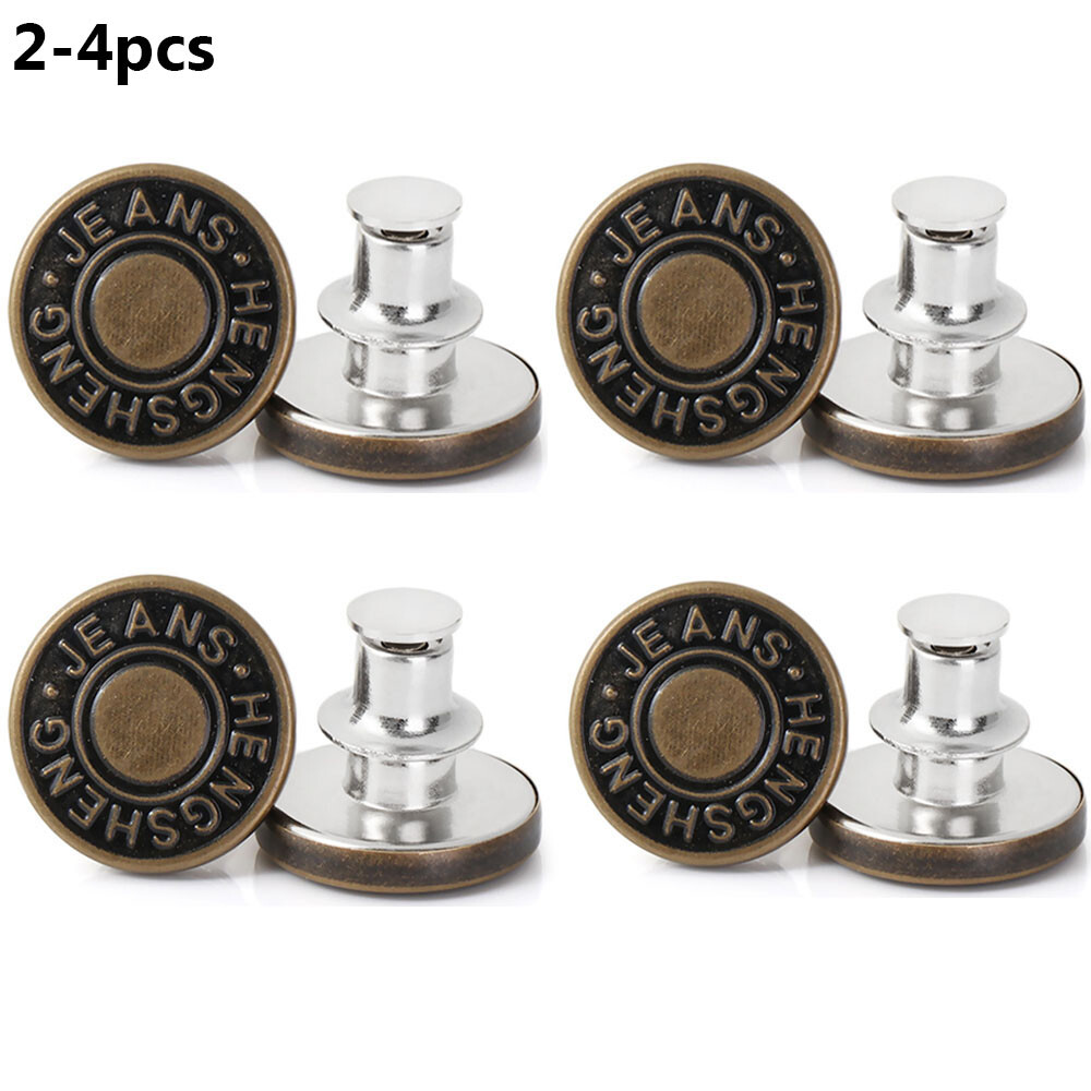 Diy Adjustable Buttons Instant Button Detachable Snap Metal Rivet ...