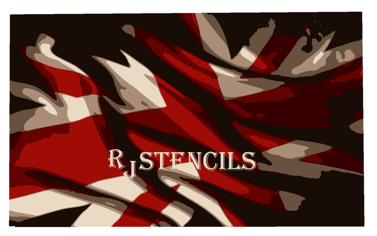 Union Flag Stencil Airbrushbodyart.co.uk Union