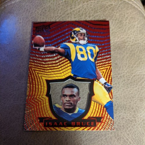 1997 Pacific Invincible Red Isaac Bruce #121 HOF | eBay