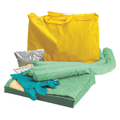 Condor Chemical Spill Kit 5 Gal Absorbent Pads Socks Granular Bag ...