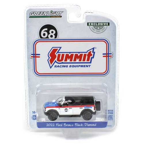 1/64 2022 Ford Bronco Black Diamond, Summit Racing #68, Hobby Exclusive ...