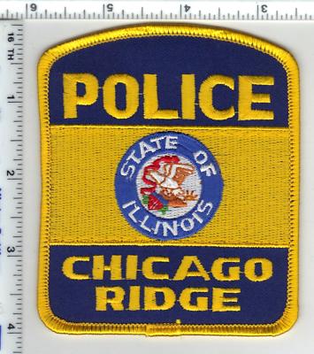 Chicago Ridge Police (Illinois) Shoulder Patch - new | eBay