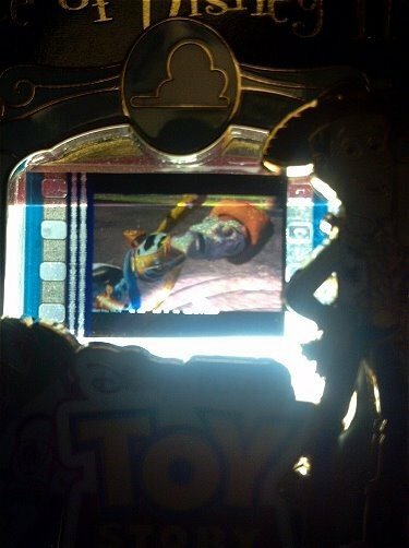 LE HTF Piece of Disney Movies pin Pixar Toy Story Woody Holding on ...