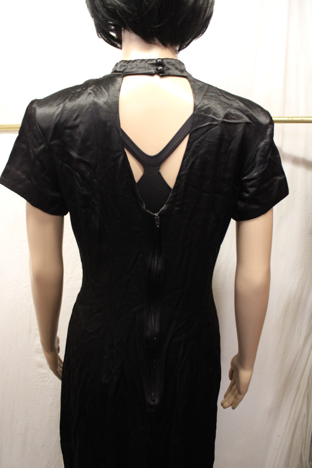 Women's or Ladies Blondie and Me Black Maxie Dress Short Sleeve Size 13 ...