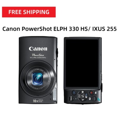 Canon PowerShot ELPH 330 HS IXUS 255 10x Optical Compact Digital Camera ...