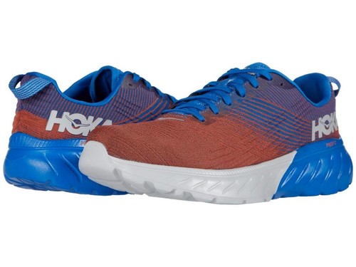 New Men's Hoka One One Mach 3 Running Shoes Size 8-13 Blue/Mandarin Red ...
