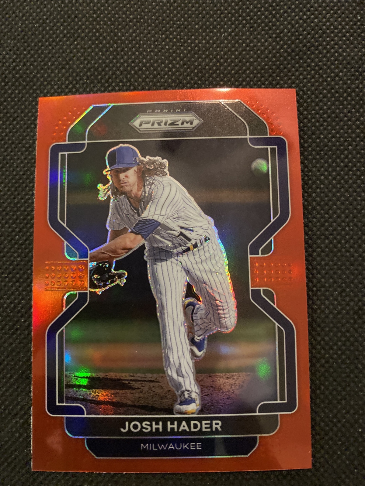 2022 Panini Prizm Josh Hader Red Prizm #130 Milwaukee Brewers | eBay