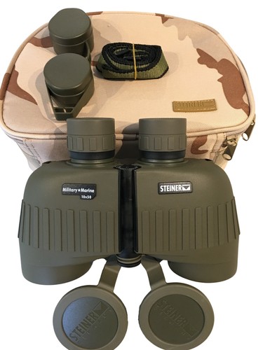 Steiner 10x50 Military Marine Binoculars MM1050 Model 2035 840229103119 ...