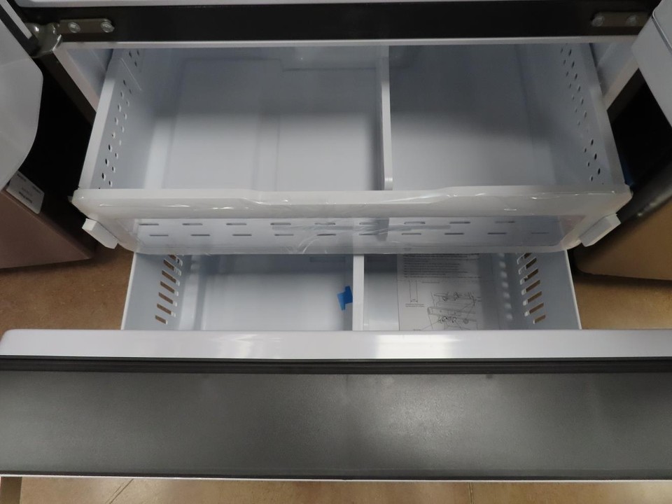 NIB Cafe CFE28TP4MW2 36" French Door Smart Refrigerator with 27.8 Cu Ft ...