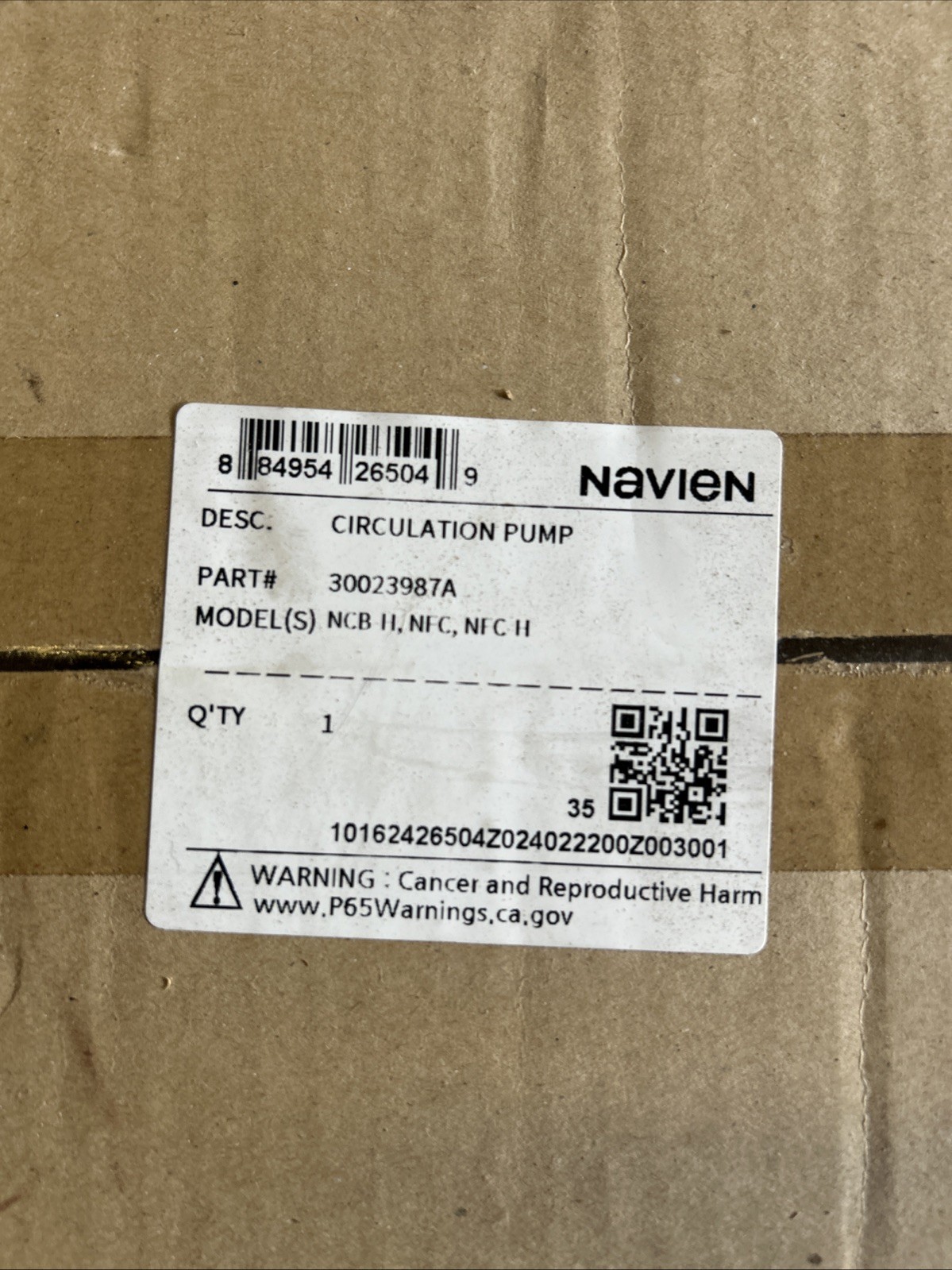 Navien Combi Circulation Pump | eBay