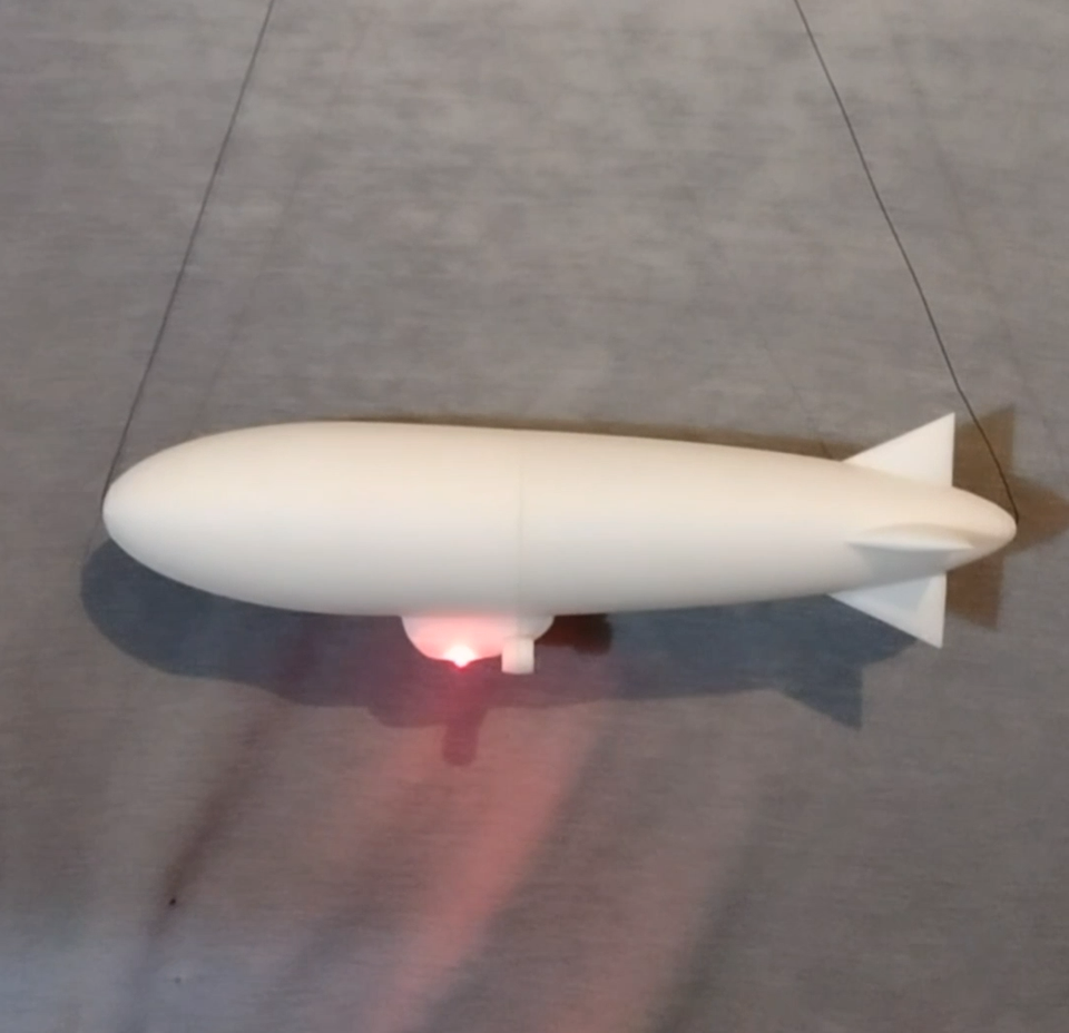 N Scale 3D Printed Blimp with Blinking LED | eBay