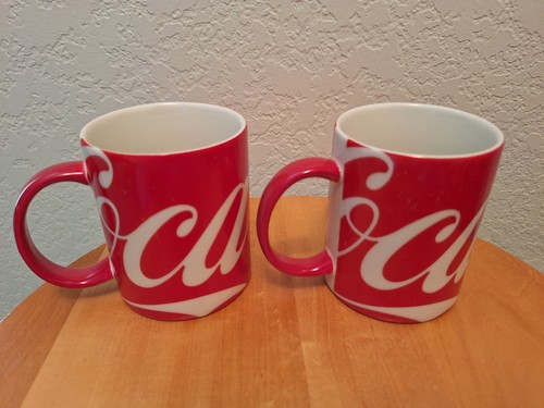 2- Coca Cola Brand Dinnerware 12 Oz Mugs Cup Tea Coffee Pacific ...