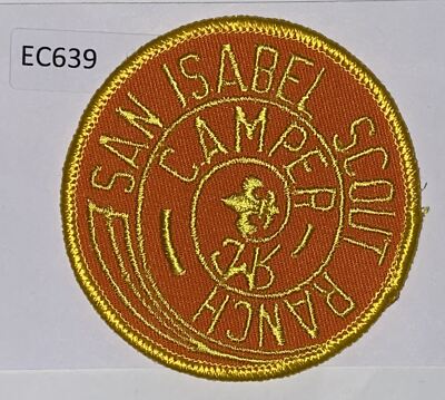 Boy Scout Camp Patch San Isabel Scout Ranch Camper | eBay