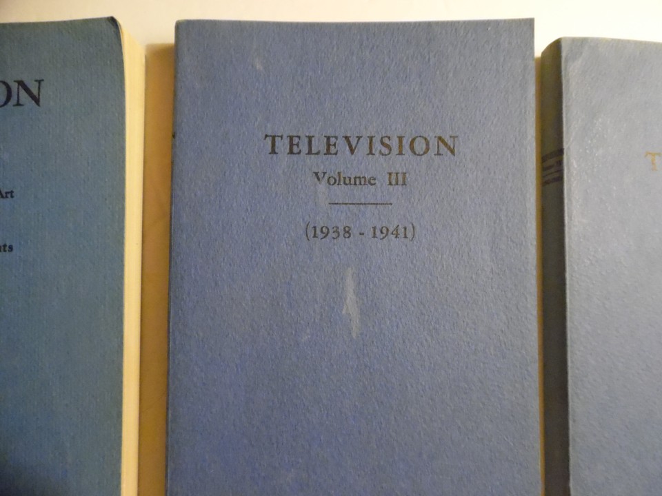 Television The Future ....Tech Dev, Vol II 1937, Volume III 1946 ...