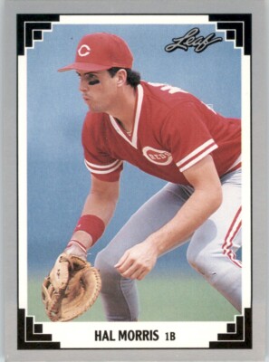 1991 Leaf Hal Morris Cincinnati Reds #51 | eBay