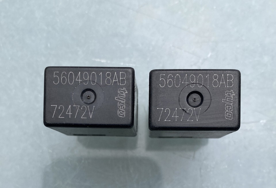 2pcs Tyco 56049018AB 72472M/72472W/72472V 4671168E 5pin relay RH | eBay