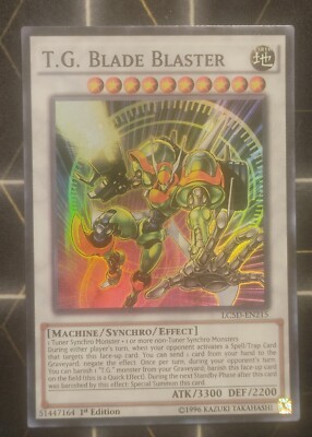 T.G. Blade Blaster LC5D-EN215 Super Rare 1st Edition Near Mint Yu-Gi-Oh ...