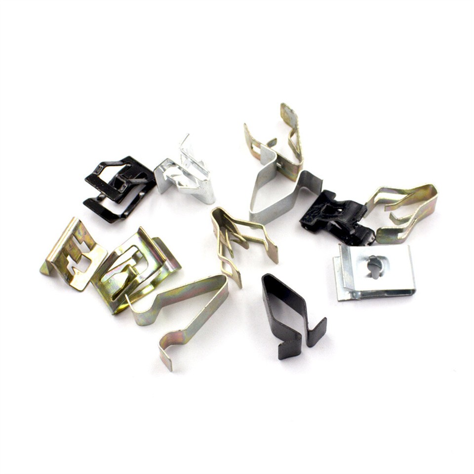 Car Console Instrument Panel Dash Dashboard Trim Metal Retainer Clips U ...