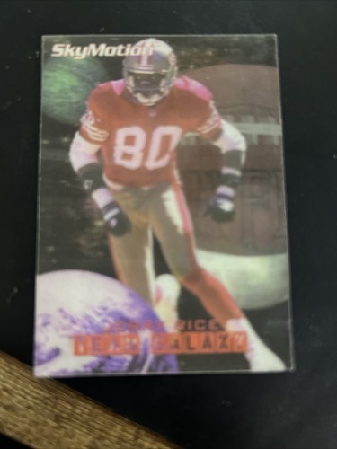 Jerry Rice 1995 SkyBox SkyMotion Team Galaxy Insert Card #4 NFL SF ...