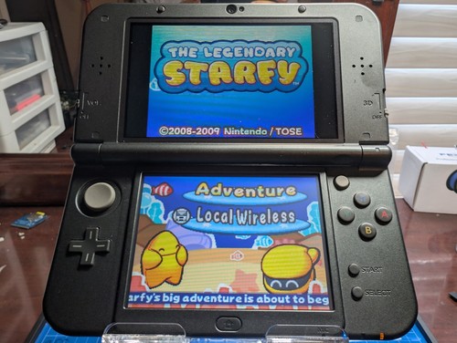 "New" Nintendo 3ds XL Black | Bottom IPS | USB C Port Added | 512gb Of ...