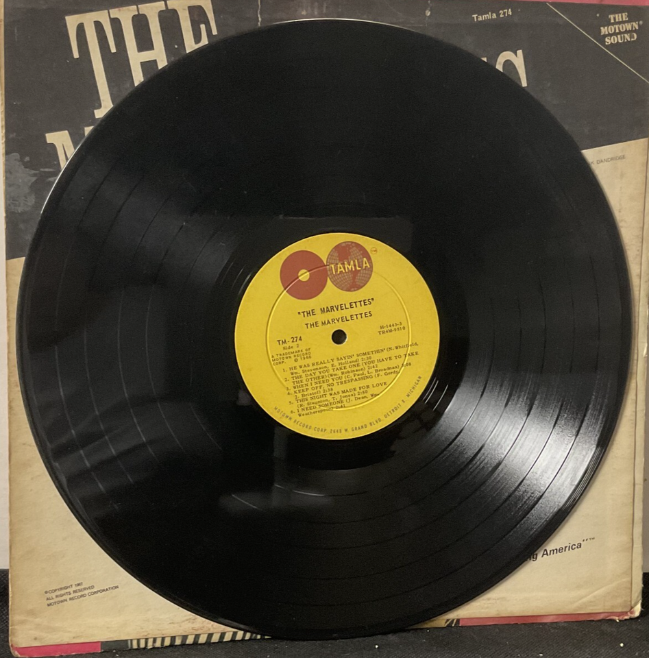 A66 The Marvelettes, 1967 Tamla Records TM274 - Self Titled Funk Soul ...