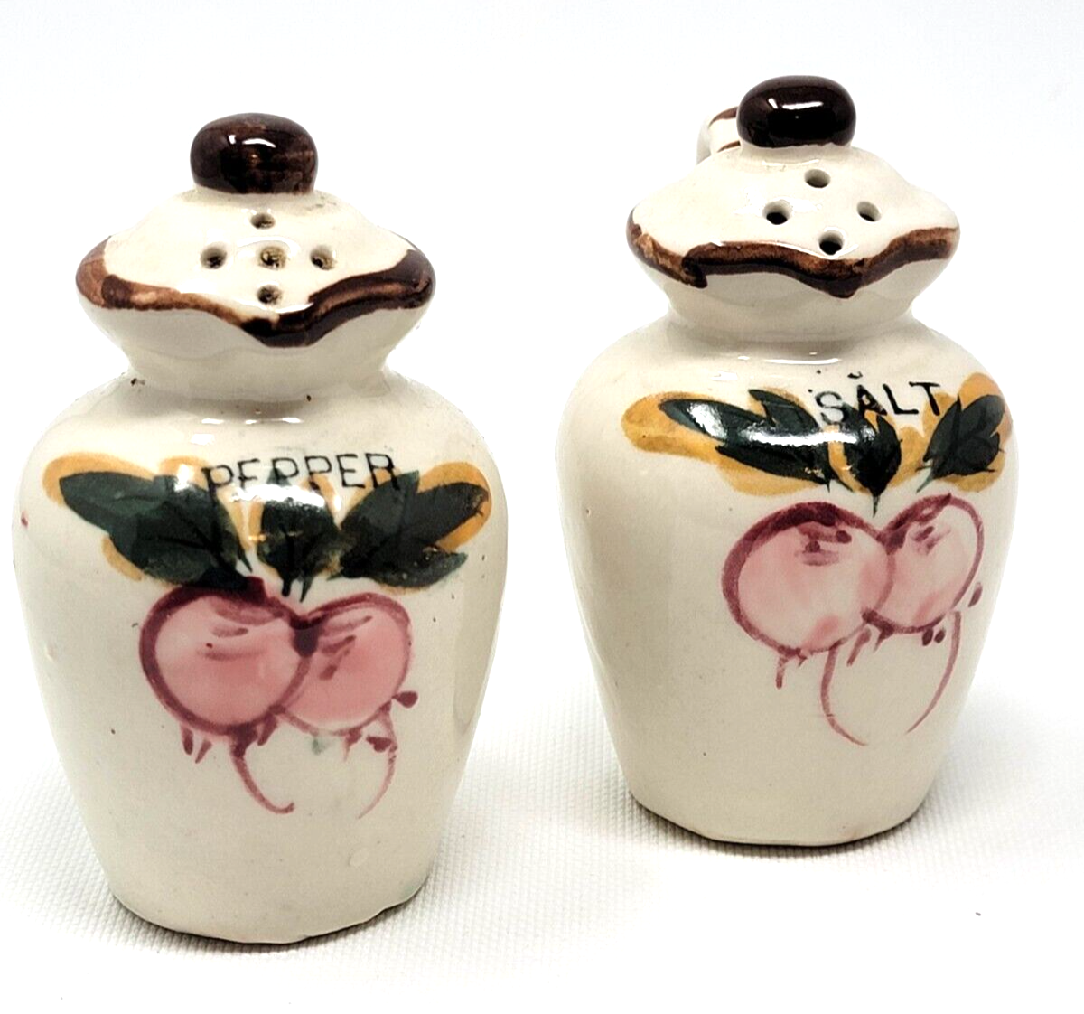 Water Urn - Jug Style Hand Painted Beets ? Cherries Salt & Pepper ...